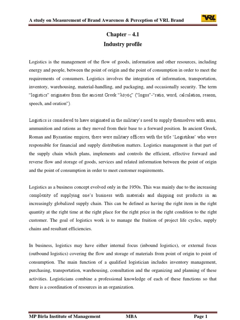 VRL Chapter 4 | PDF | Wind Power | Marketing