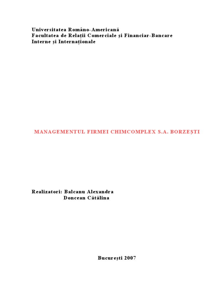 Proiect Management | PDF