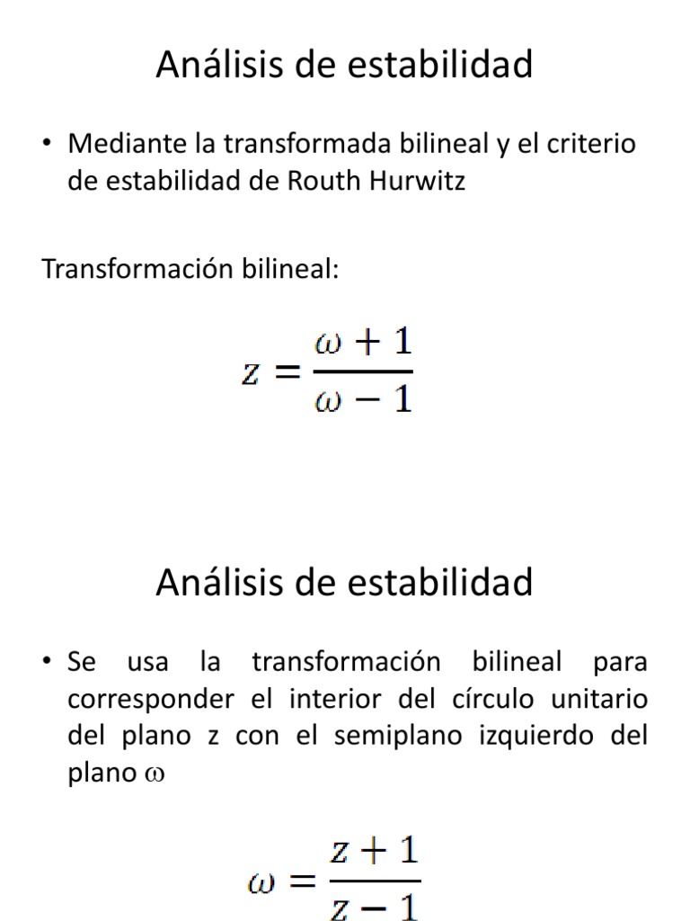 Criterio de Routh Hurwitz | PDF
