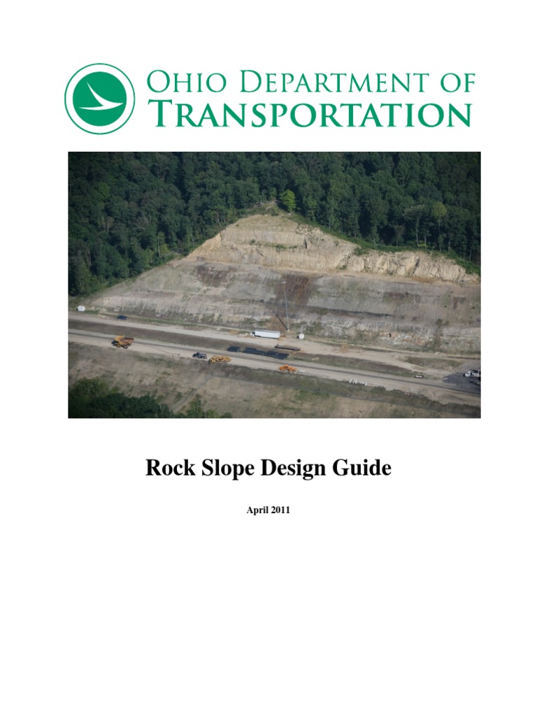 Rock Slope Design Guide | PDF | Sedimentary Rock | Geology