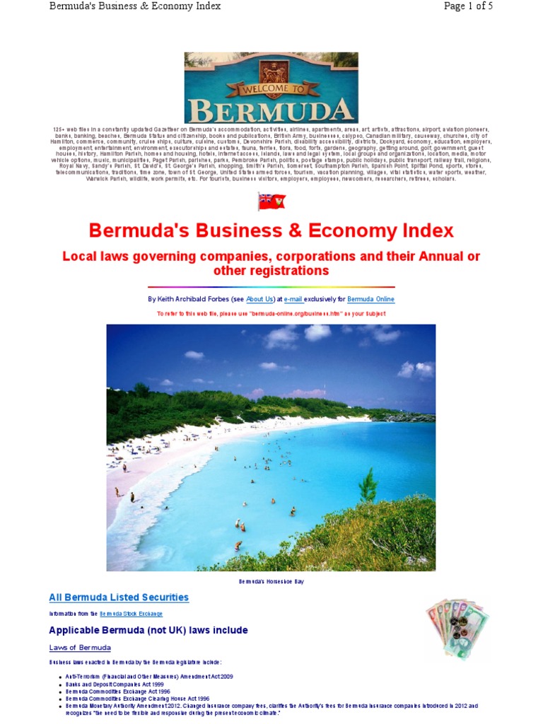 Bermuda Laws PDF | PDF | Bermuda | Partnership
