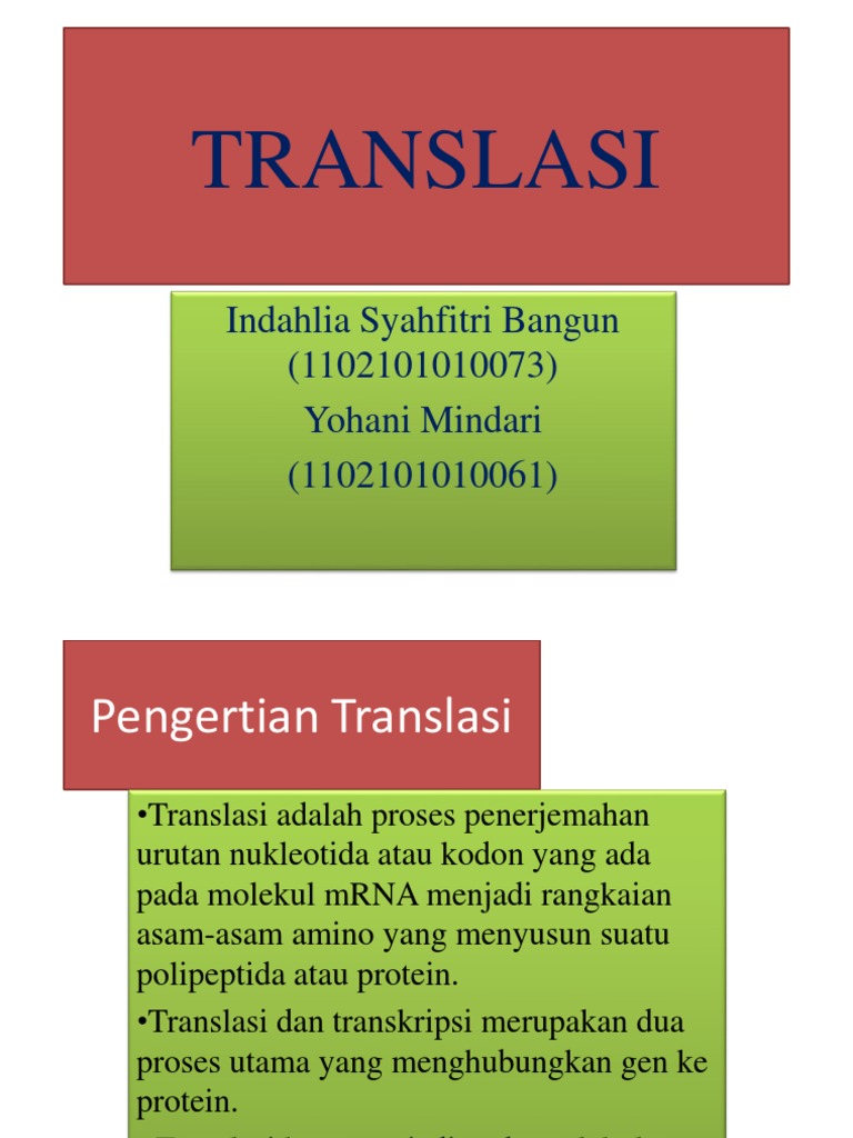 TRANSLASI | PDF