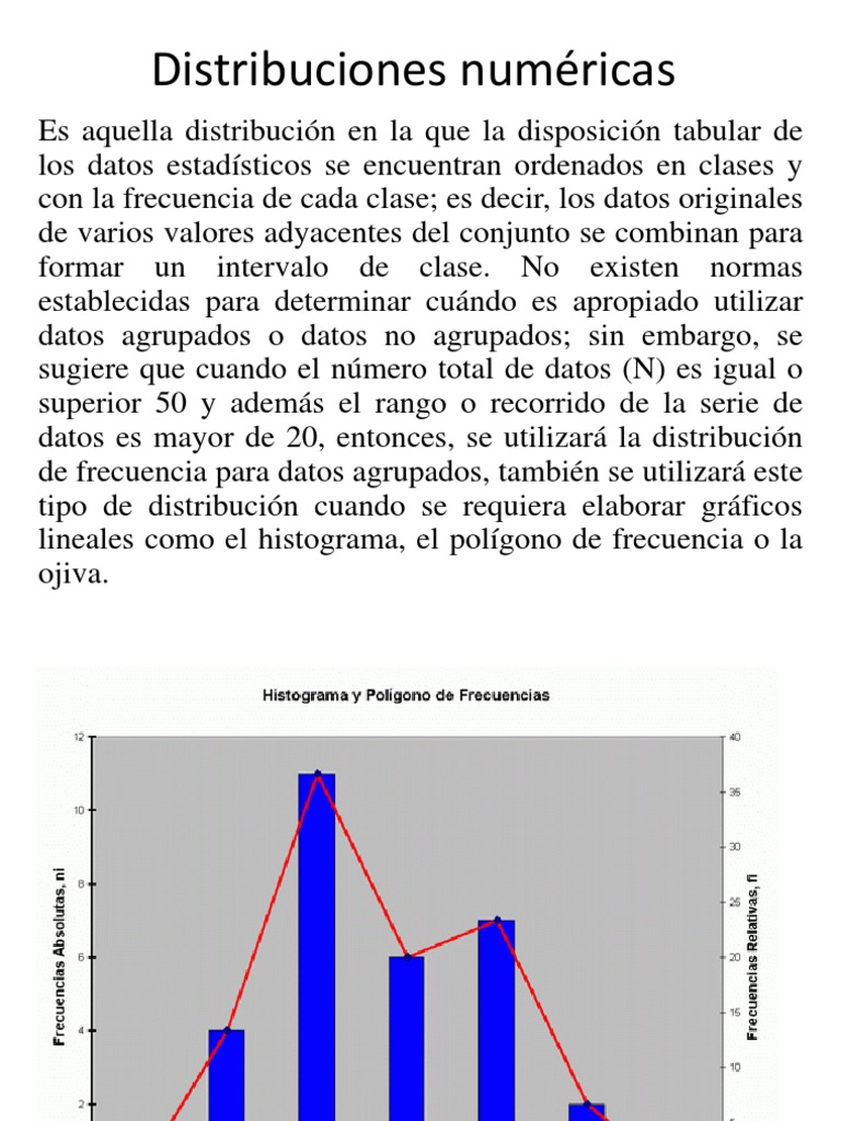 Distribuciones Numéricas y Frecuencias | PDF