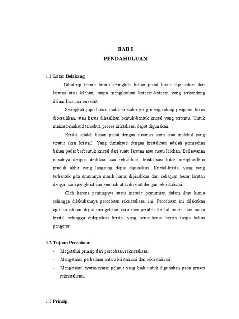 1 Rekristalisasi | PDF