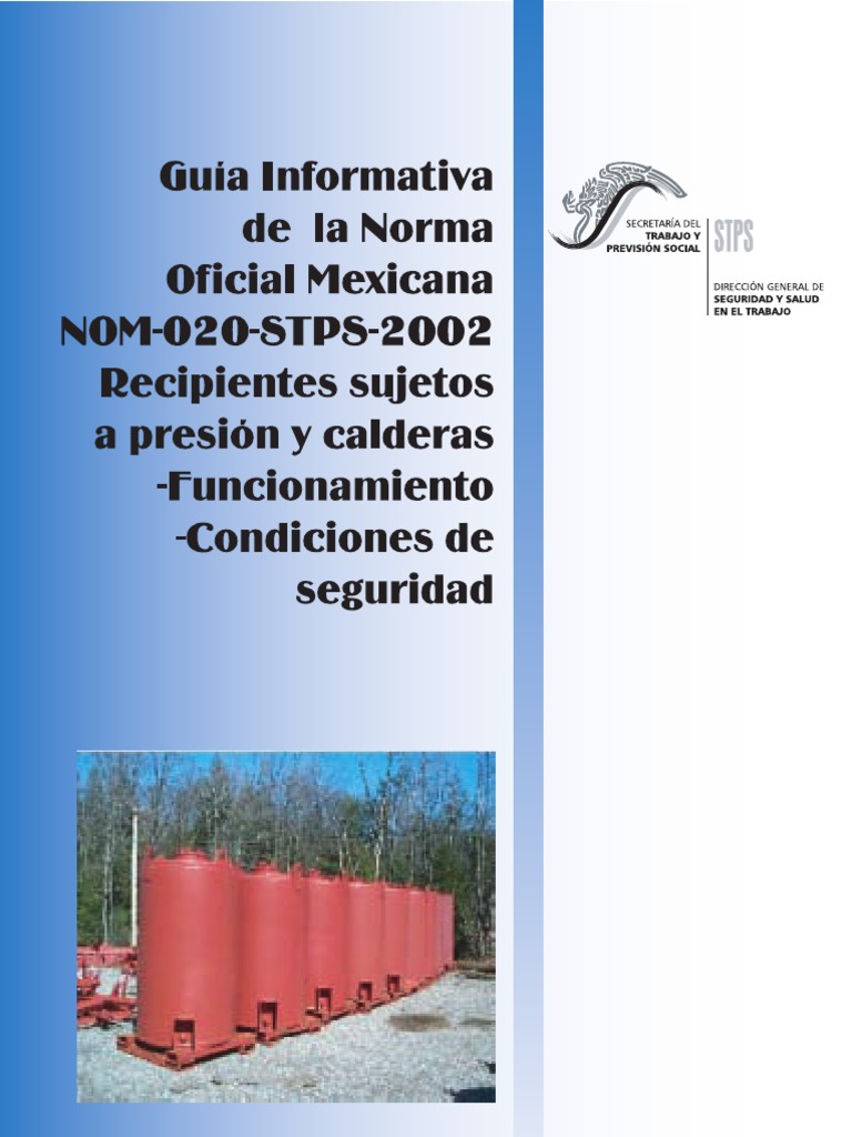 Guía NOM-020-STPS-2011 | PDF | Caldera | Calibración