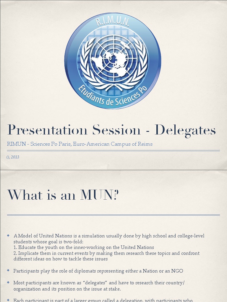 Delegate Information & Rules | PDF | Austerity | Public Sphere