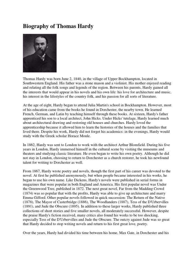 Neutral Tones Analysis | PDF | Thomas Hardy