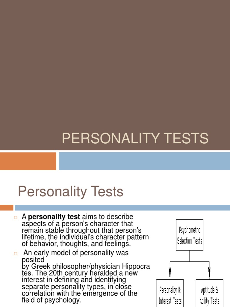 Papi Test Info | PDF | Career & Growth | Self-Improvement