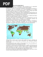 Biomas de Venezuela Mapa | PDF