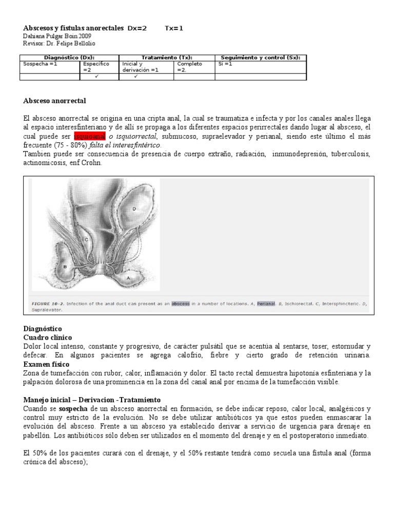 Absceso y Fistula Anorectal 2 | PDF | Ciencias de la Salud ...
