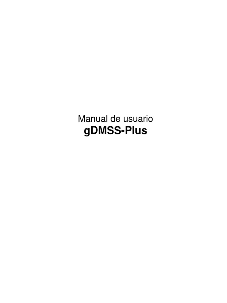 Manual gDMSS-Plus v20120419 | Descargar gratis PDF | Ventana ...
