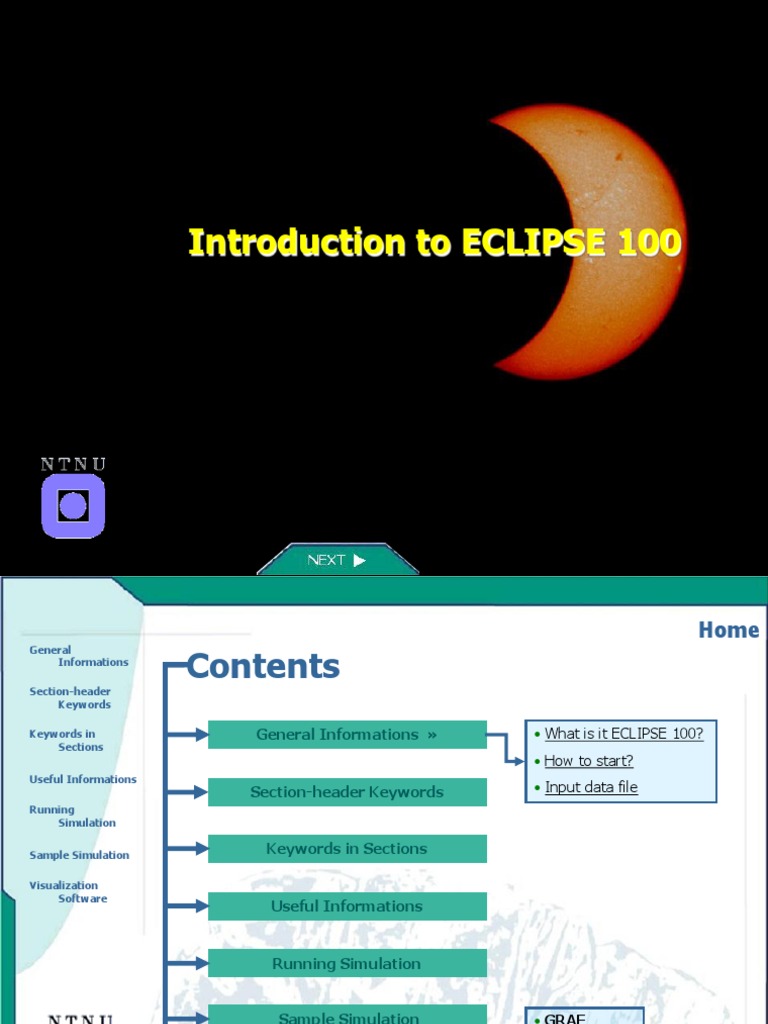 Eclipse 100 | PDF | Petroleum Reservoir | Porosity