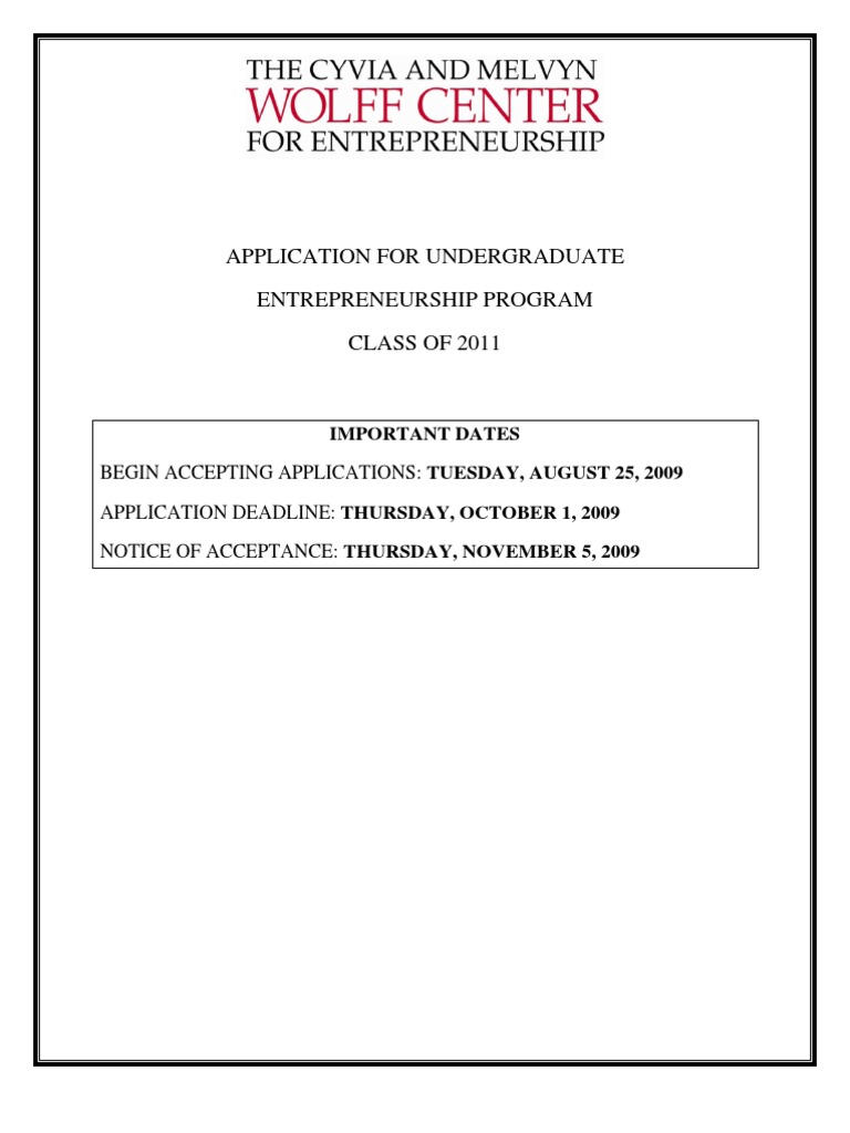 WCE Program Application 000 PDF | PDF | Course Credit | Undergraduate ...