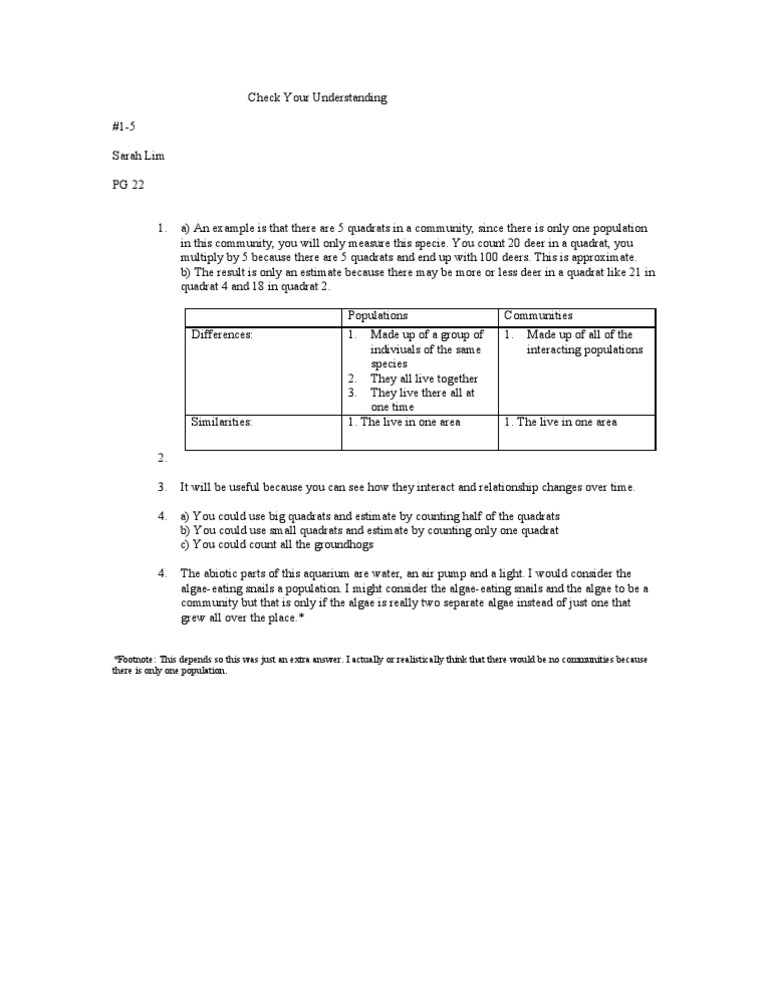 Check Your Understanding | PDF