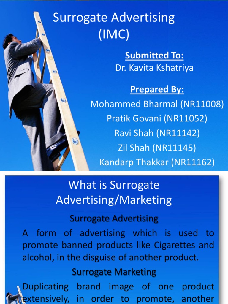 Surrogate Advertising | PDF | Advertising | Tobacco
