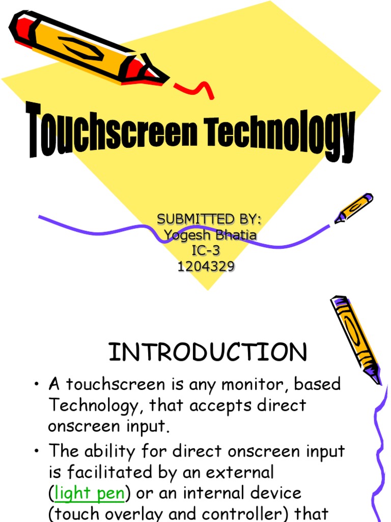 Touchscreen 3 | Download Free PDF | Touchscreen | Input/Output