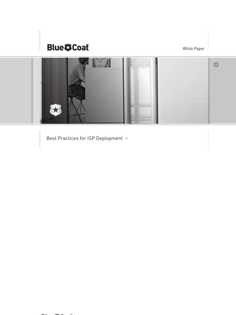 BlueCoat ISP | PDF | Proxy Server | Load Balancing (Computing)