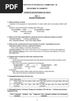 Engineering Chemistry: Water Treatment Notes | PDF | Water Purification ...