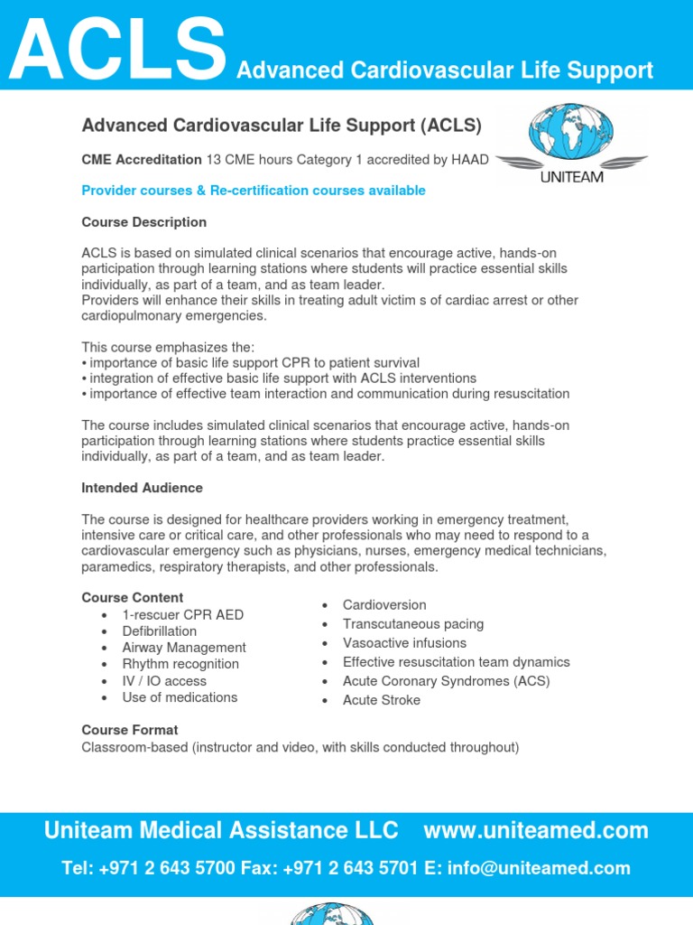 Acls PDF | PDF | Emergency Medical Services | Health Care