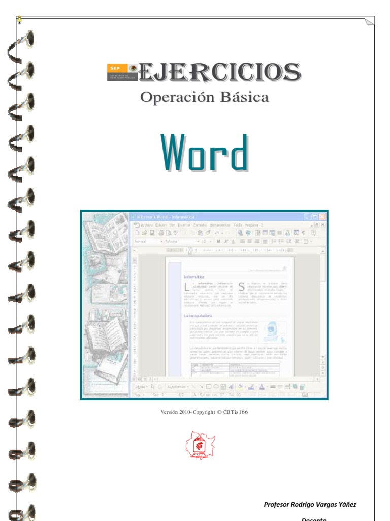 ejercicios word basico completo.pdf | Vacunas | Salud pública