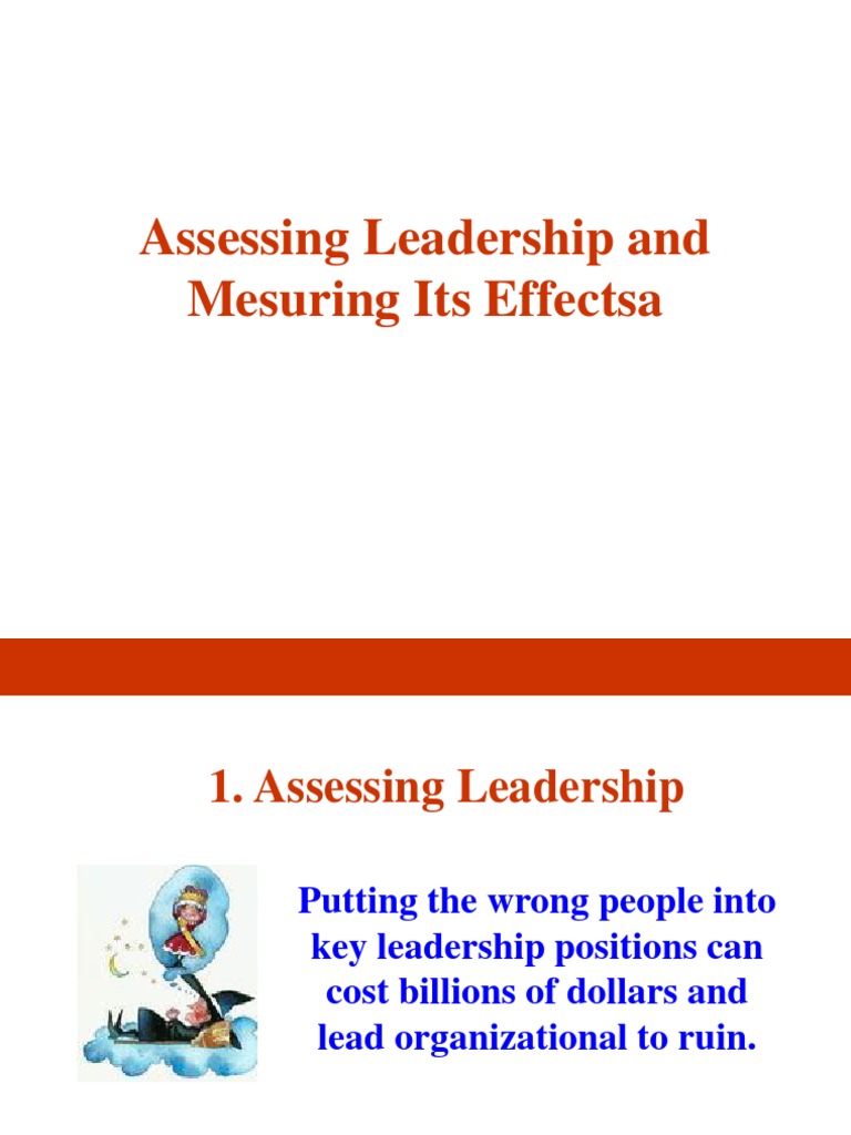 Leadership Assessment and Measurement Guide | PDF | Leadership ...
