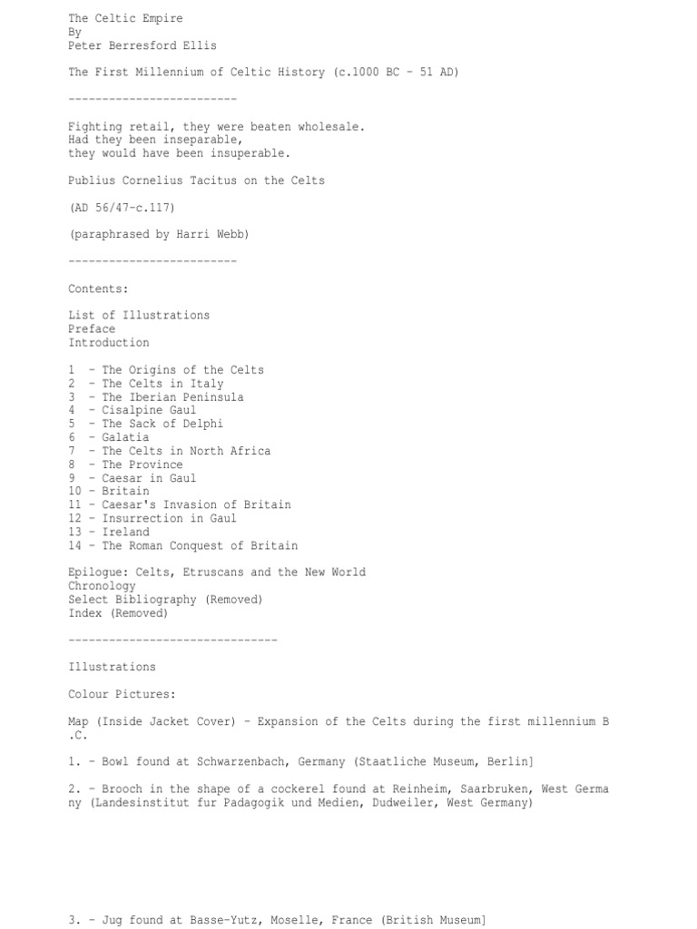 The Celts: A General History | PDF | Celts | Druid