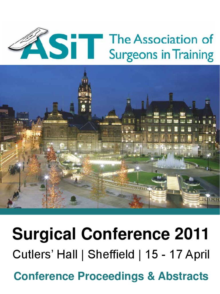 ASiT Conference Sheffield 2011 - Abstract Book | PDF | Surgery ...