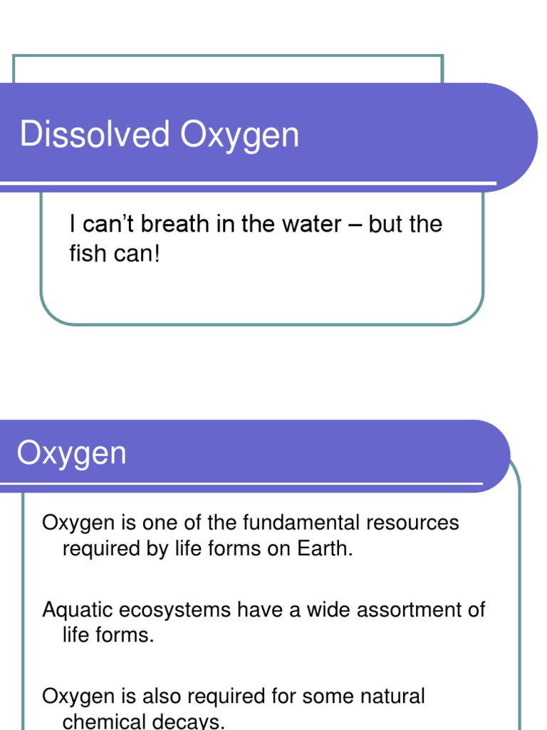 19 - Dissolved Oxygen | Solubility | Properties Of Water