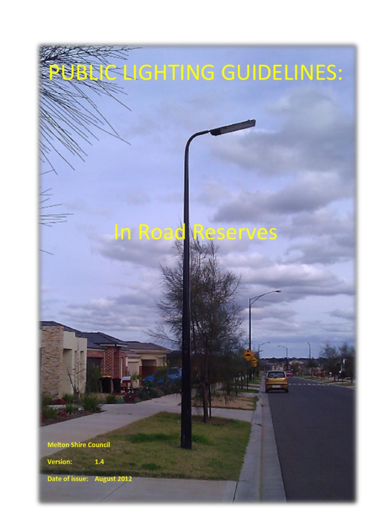 Public Lighting Guidelines | PDF | Street Light | Lighting