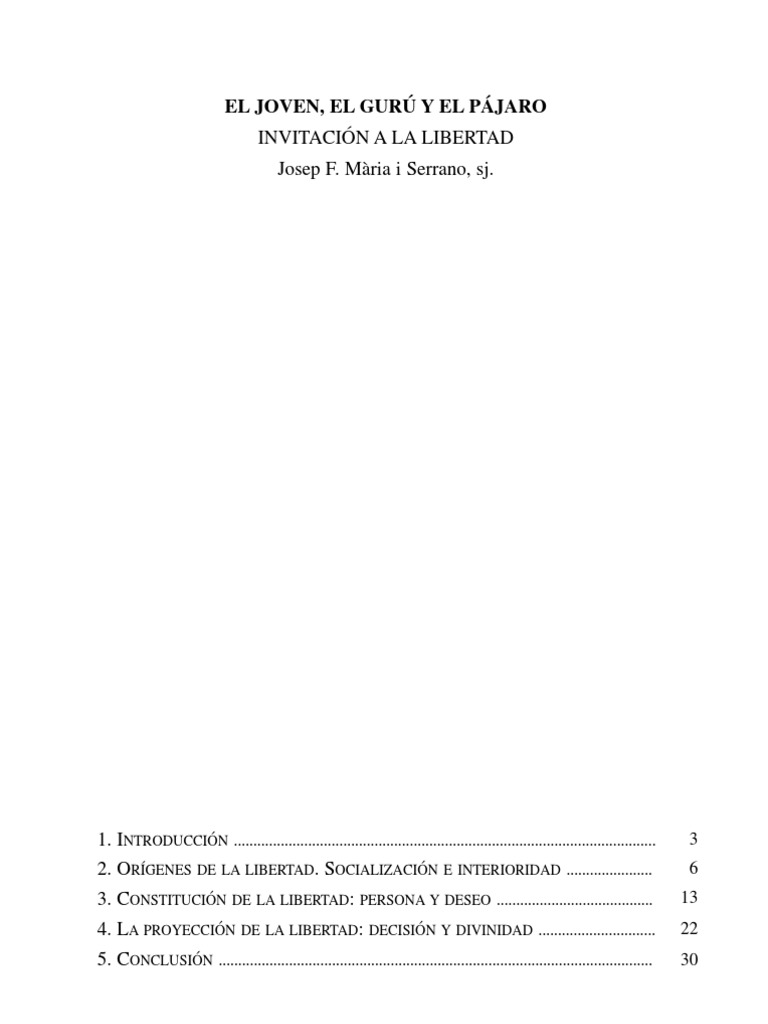 El Joven, El Gurú y El Pájaro. | PDF | Monismo | Alma