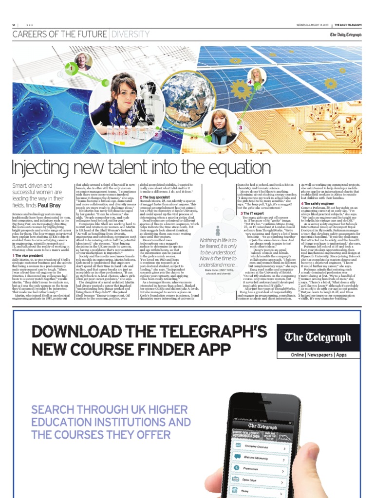 Daily Telegraph Article | PDF | Science, Technology, Engineering, And ...