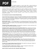 Functions of Departments in Garment Factories | PDF | Sewing | Textiles