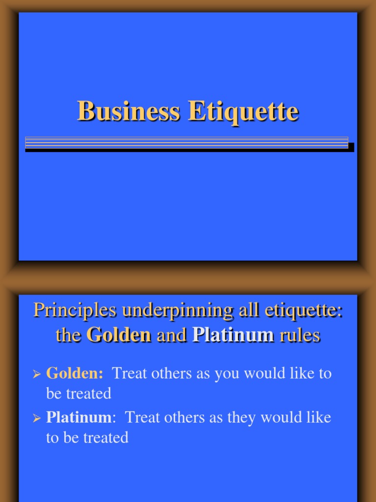 Essential Business Etiquette Guide | PDF | Etiquette | Voicemail