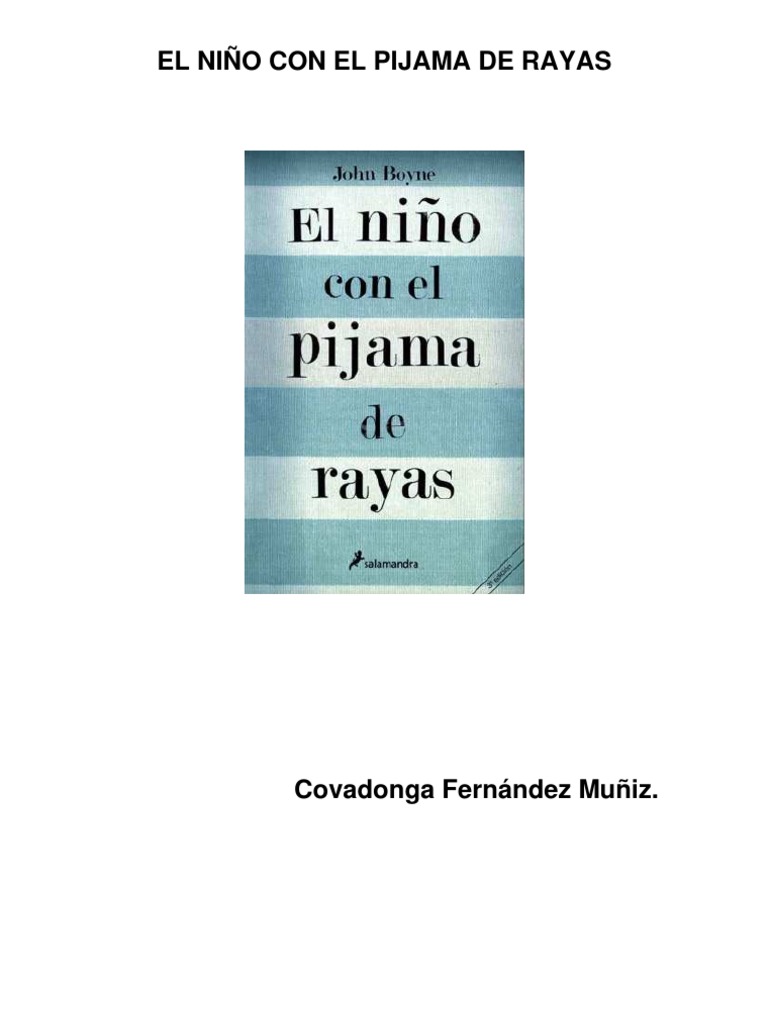El Niño Con El Pijama de Rayas Cova - E - 1 | PDF | Segunda Guerra ...