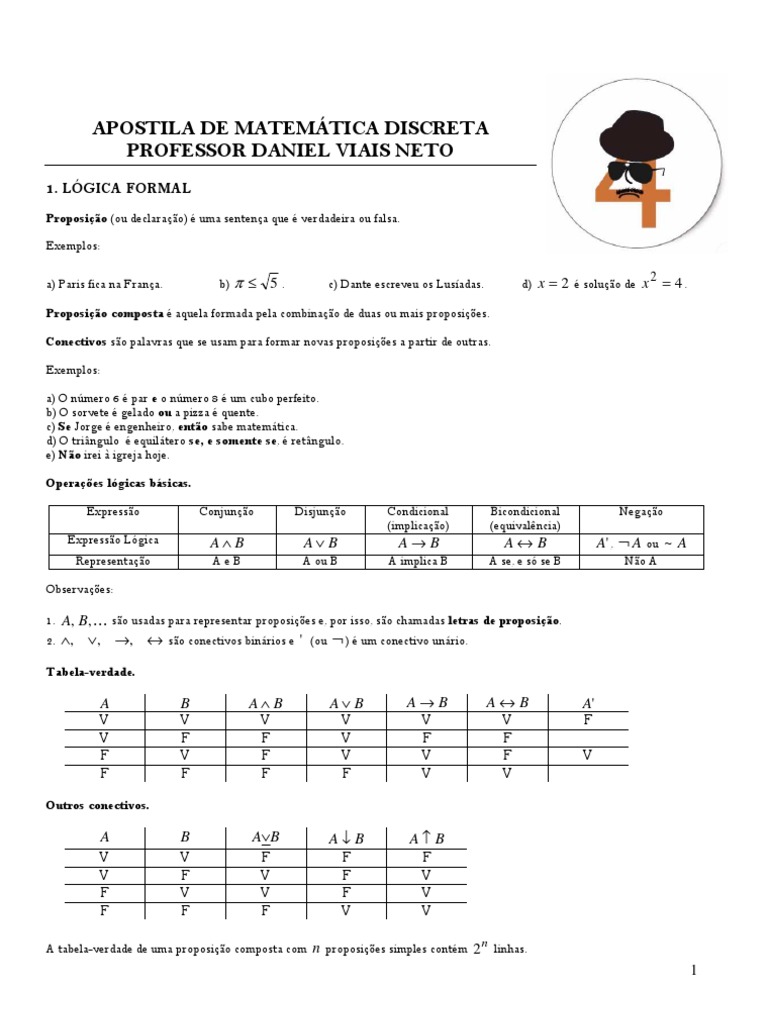 Matemática Discreta | Conjunto (Matemática) | Metalógica