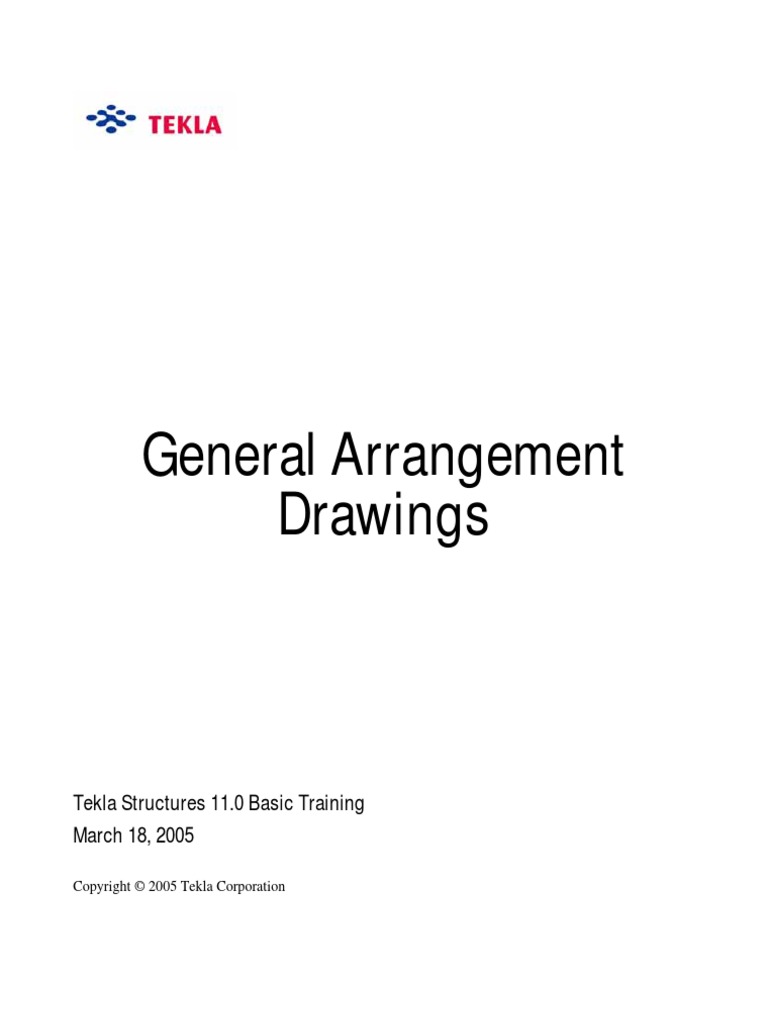 Tekla Lesson 12 - GADrawings (TEKLA) | PDF | Double Click | 3 D ...