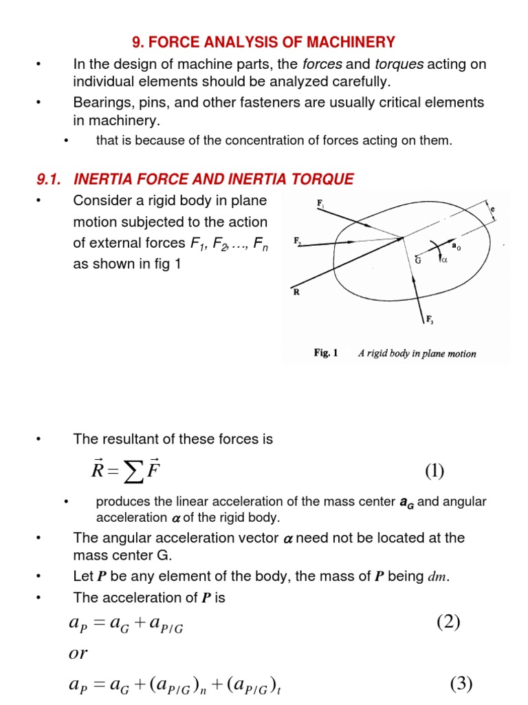 Force Analysis | PDF | Force | Torque