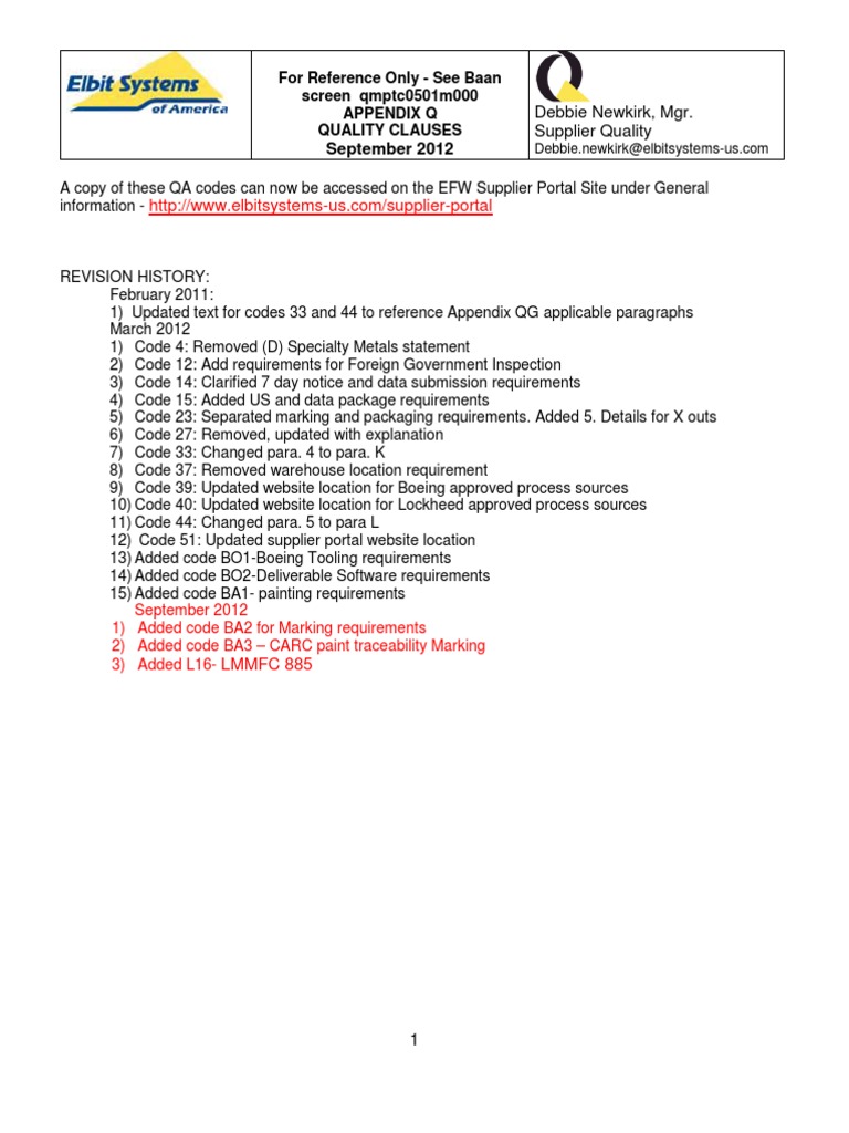 Ftw Qa Codes Pdf Production And Manufacturing Industries