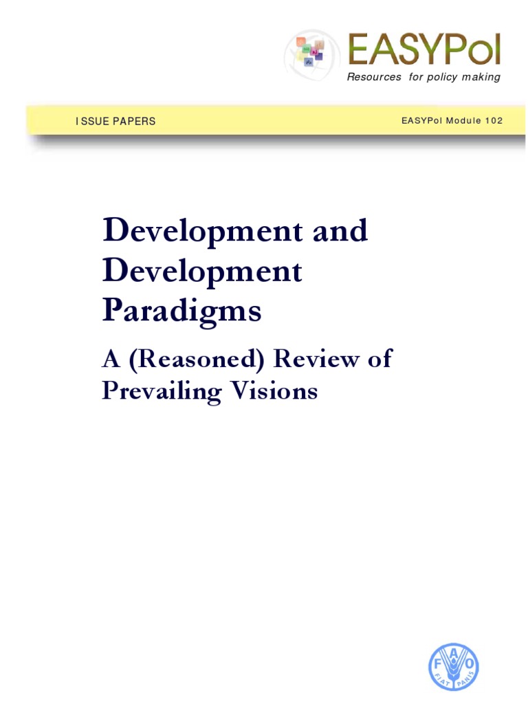 Development and Development Paradigms | PDF | Development Economics ...