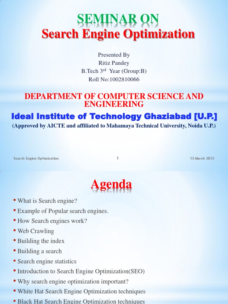 Search Engine Optimization | PDF | Search Engine Optimization | Web Search Engine