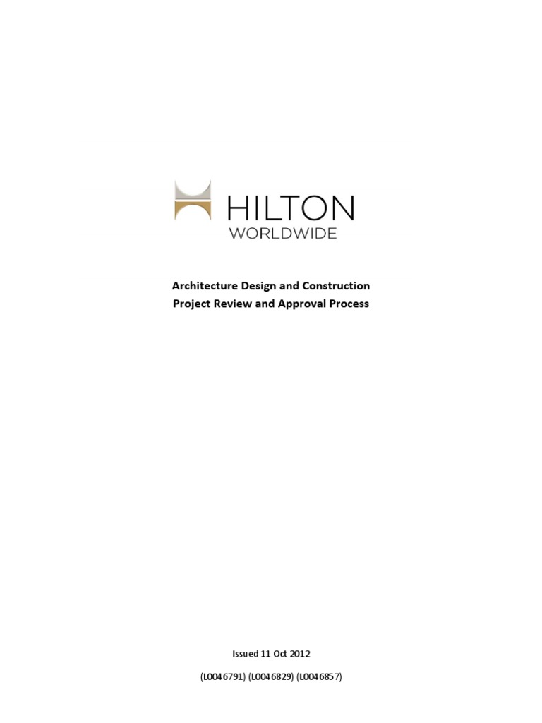 Hilton Design & Construction Standards | PDF | Specification (Technical ...