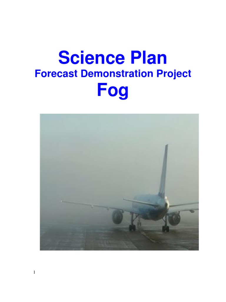 Fog SC Plan | PDF | Fog | Aerosol