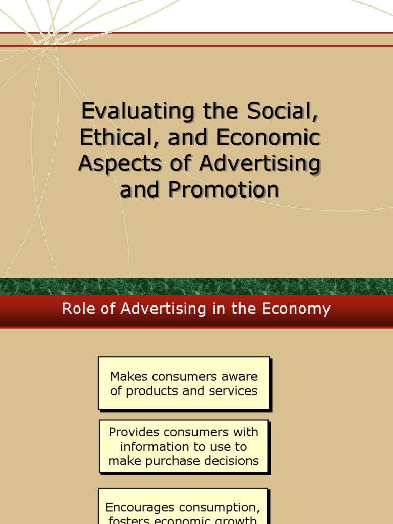 Economic Social Impact of Advertising | PDF | Advertising | Stereotypes