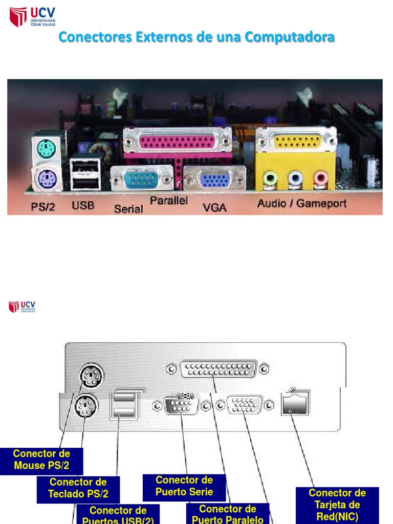 1.5. Conectores Externos y Puertos de Una PC | PDF | USB | Impresora ...