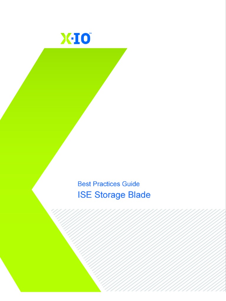 Best Practices Guide - For XIOtech ISE Storage | PDF | Network Switch | Hard Disk Drive