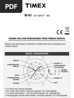 Citizen Instruction Manual B612 | PDF | Watch | Rechargeable Battery