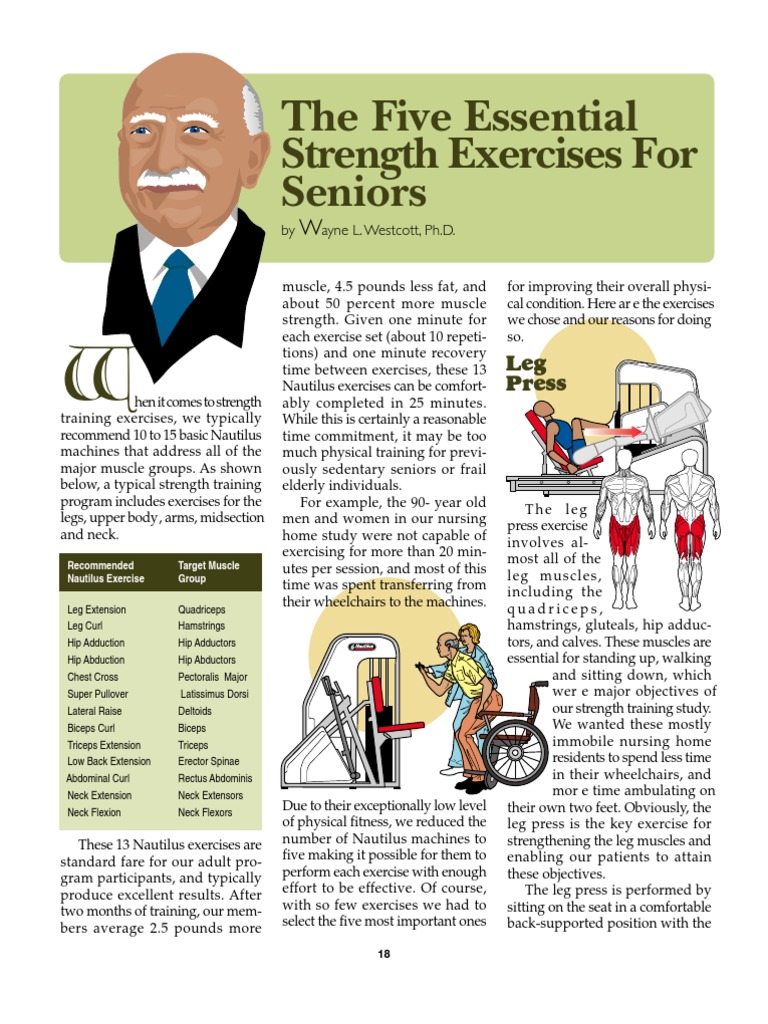 5 Senior Exercises PDF | PDF