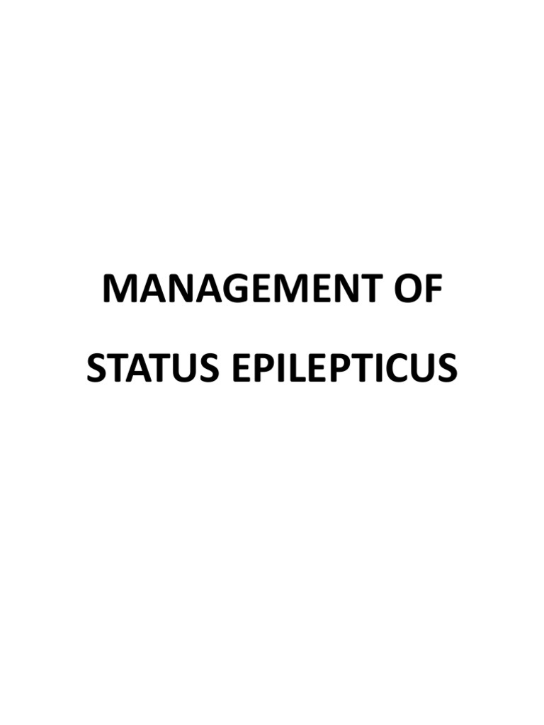 Algoritma Status Epileptikus | PDF | Self-Improvement