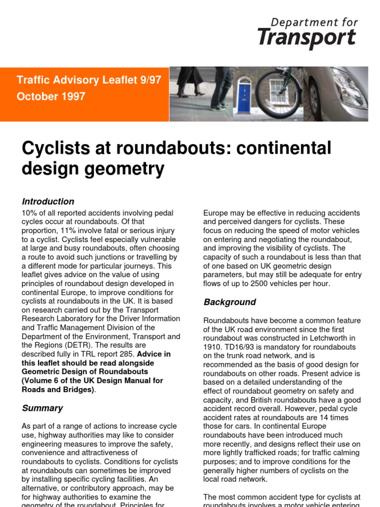TAL 9-97 - Continental Roundabouts | Download Free PDF | Traffic ...