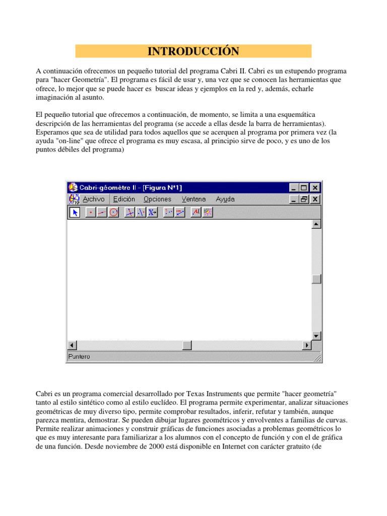 Tutorial Cabri II | Descargar gratis PDF | Triángulo | Circulo